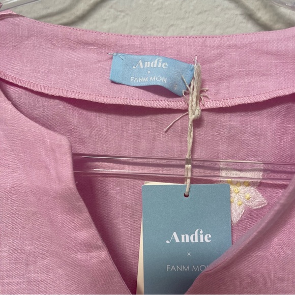 Fanm Mon | Dresses | Fanm Mon X Andie The Serik Mini Dress Linen Aster ...